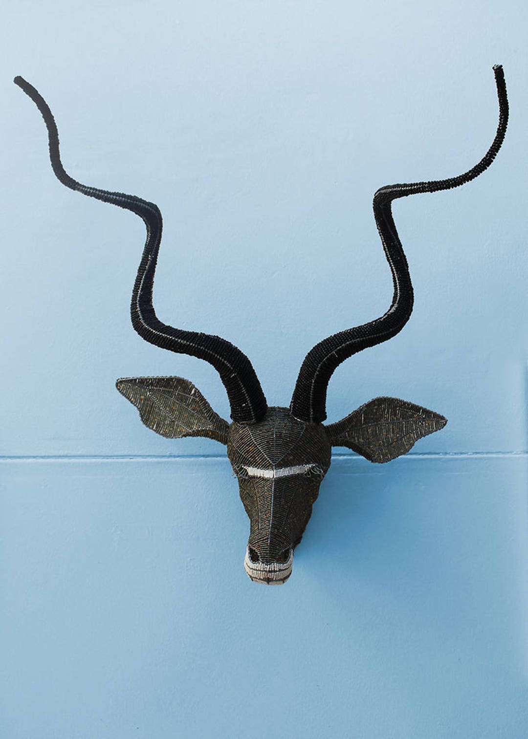 Beaded Kudu Head: Vibrant and Uniquely Modern Africa, This Kudu Wire ...