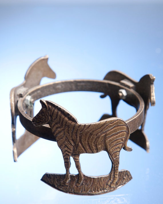 Zebra Stand: African Zebra is Recreated in Brass or Antique | Etsy