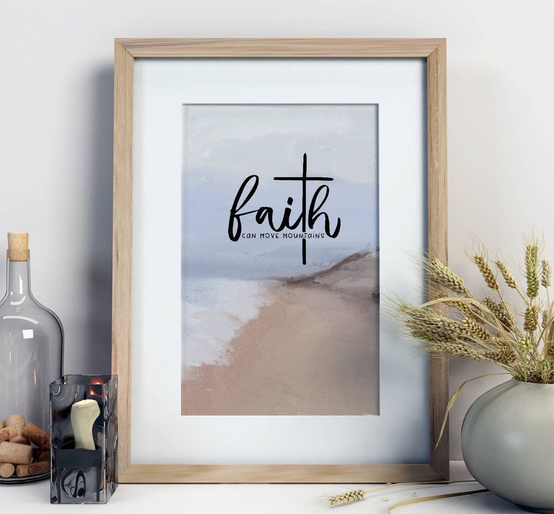 FAITH A3, A4 & A5 Posters RELIGIOUS Wall Art Religious Wall Art, Print ...