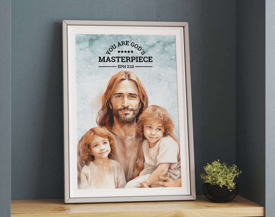 RELIGIOUS You Are God's Masterpiece INSTANT Download, Printable A4 ...