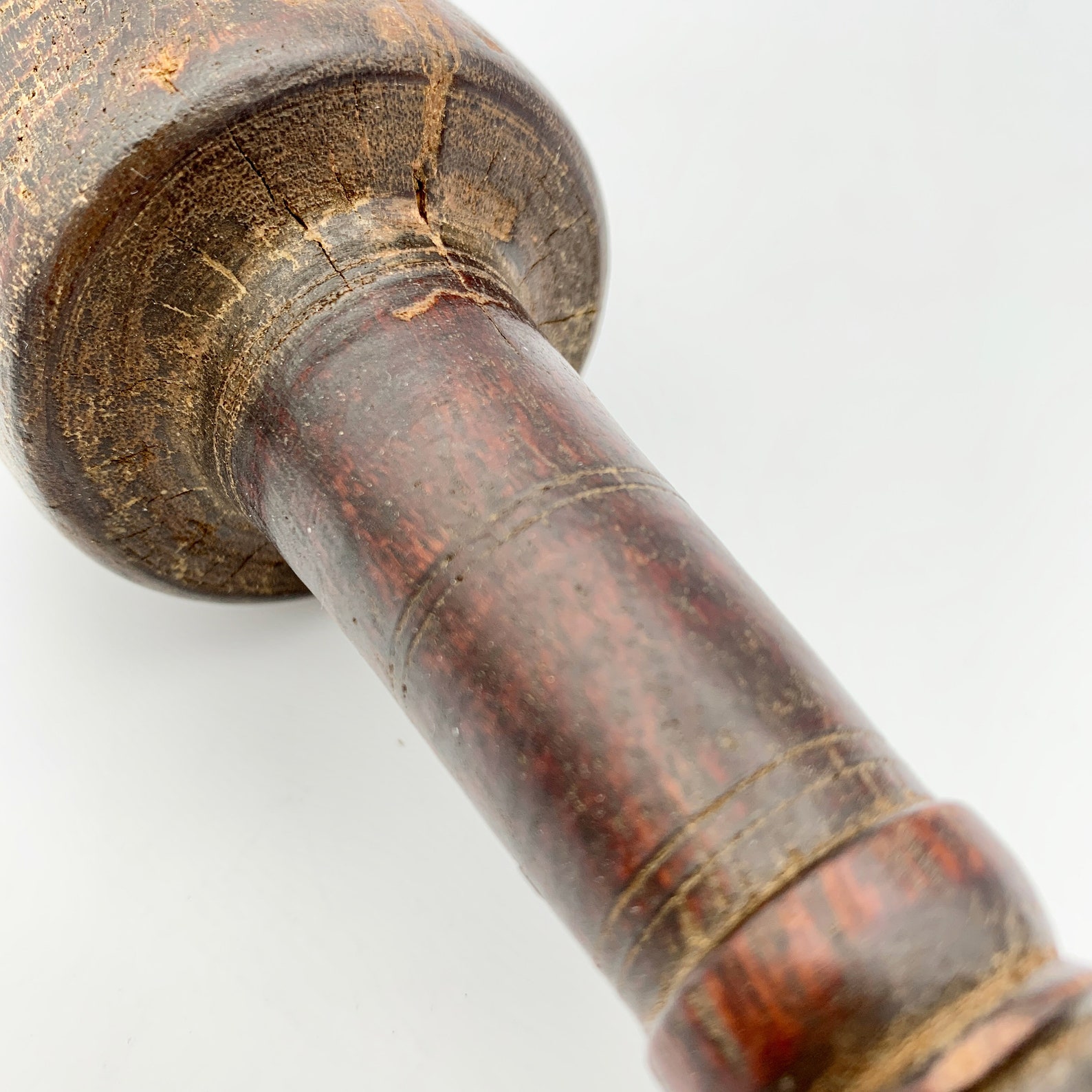 Antique Wooden Rolling Pin One Piece Turned Handles - Etsy