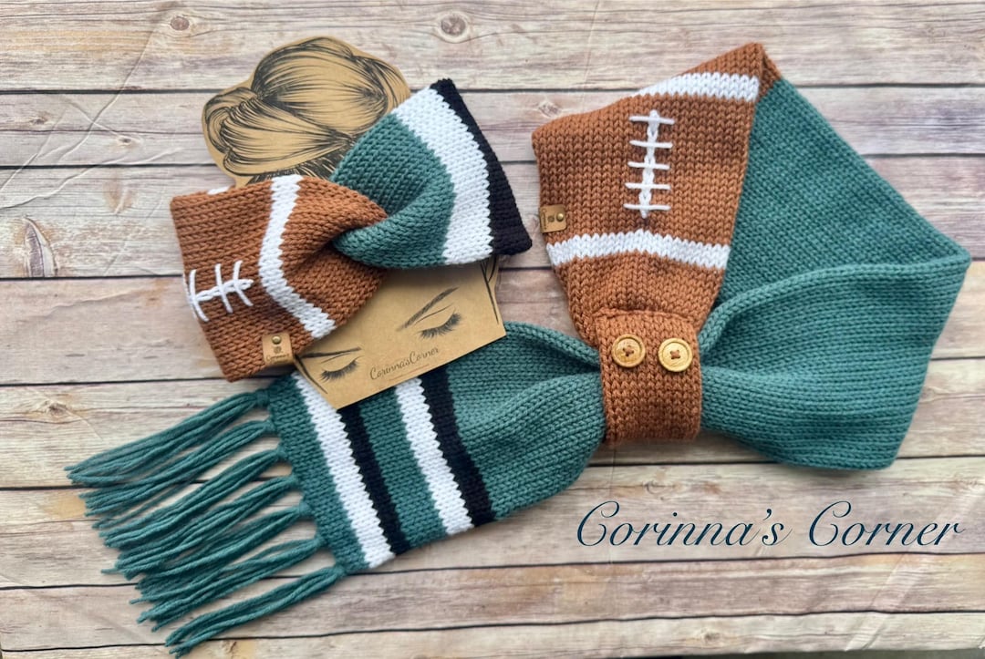 Custom Colors Request Football Fan Team Colors Ear Warmer/keyhole Scarf ...