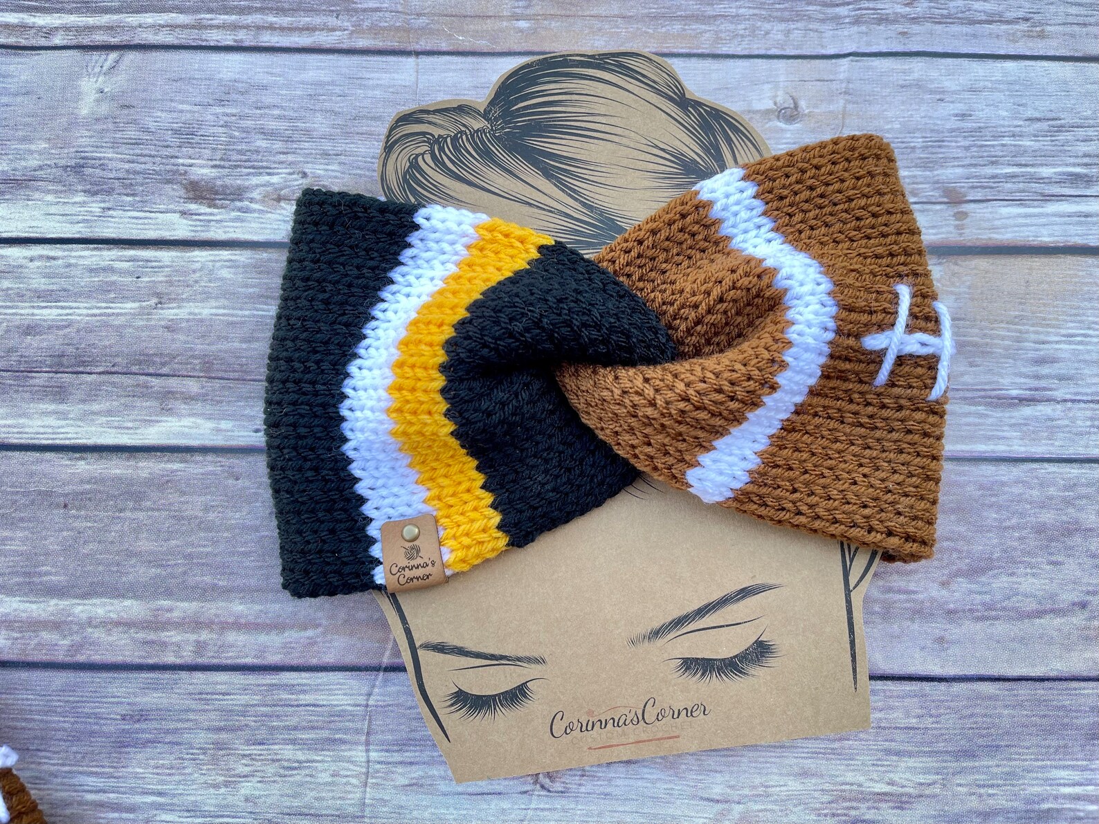 Football Fan Team Colors Ear Warmer/neck Warmer Customize Your 3 Colors ...