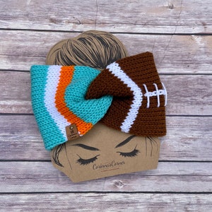 Football Fan Team Colors Ear Warmer/neck Warmer Customize Your 3 Colors ...