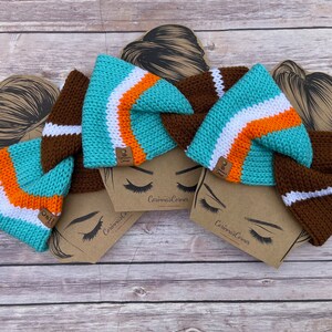 Football Fan Team Colors Ear Warmer/neck Warmer Customize Your 3 Colors ...