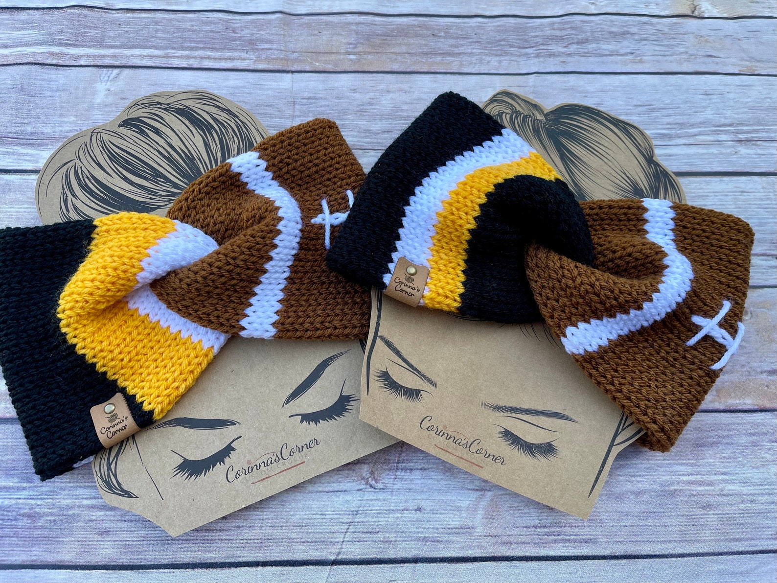 Football Fan Team Colors Ear Warmer/neck Warmer Customize Your - Etsy