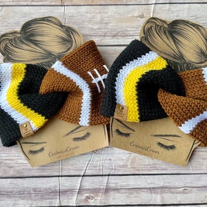 Football Fan Team Colors Ear Warmer/neck Warmer Customize Your 3 Colors ...