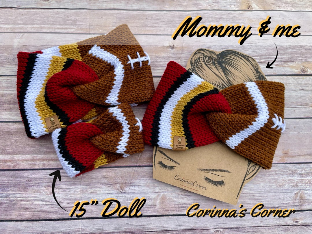 Football SF Fan Team Colors Ear Warmer/neck Warmer Red/white/yellow ...