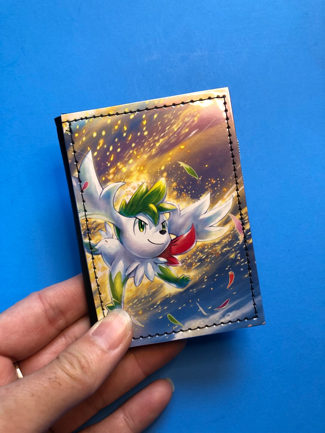Minimalist Upcycled Shaymin Pokemon Wallet - Etsy
