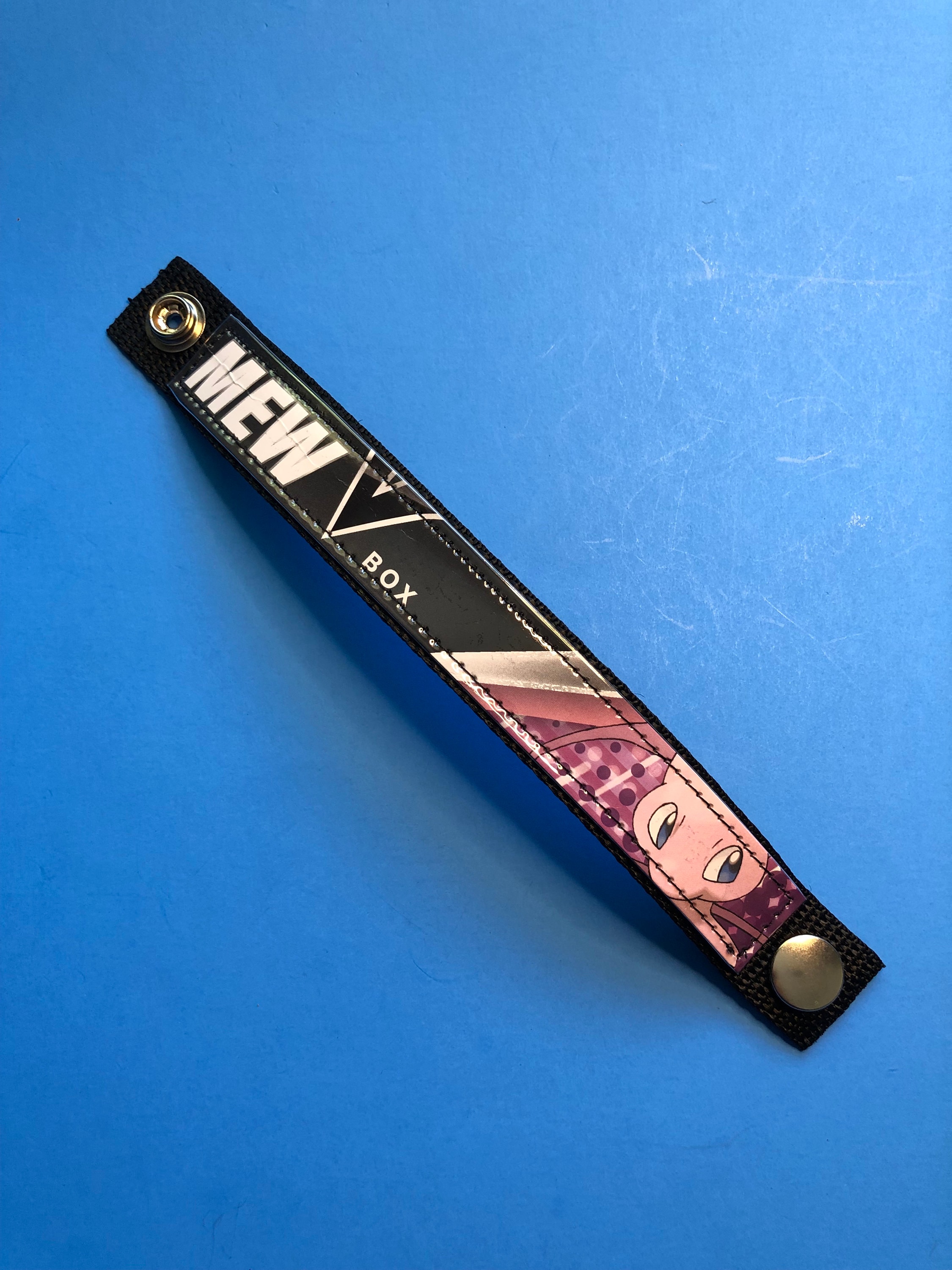 Upcycled Mew Pokemon Cuff Bracelet - Etsy