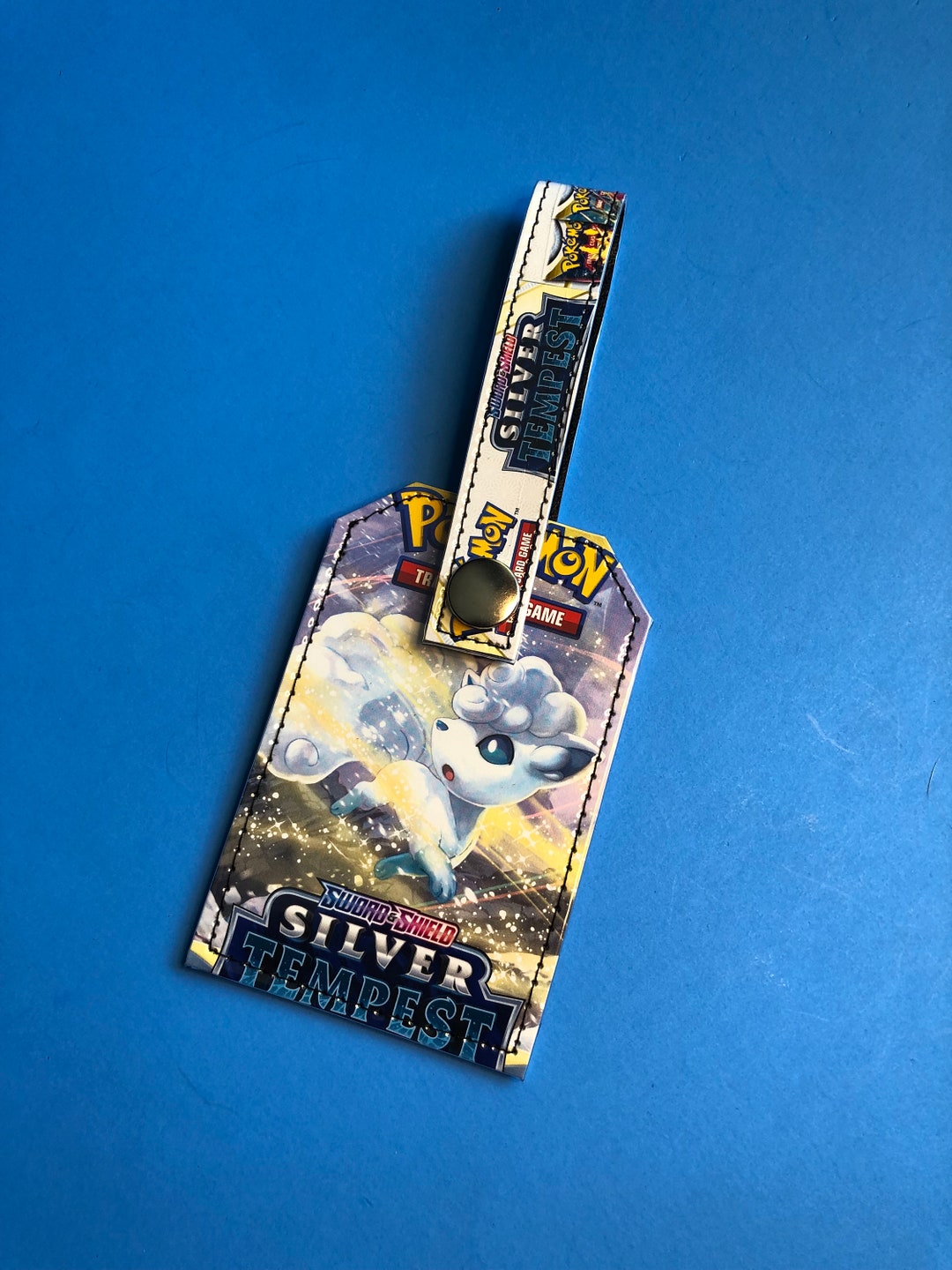 Upcycled Alolan Vulpix Pokemon Luggage Tag - Etsy