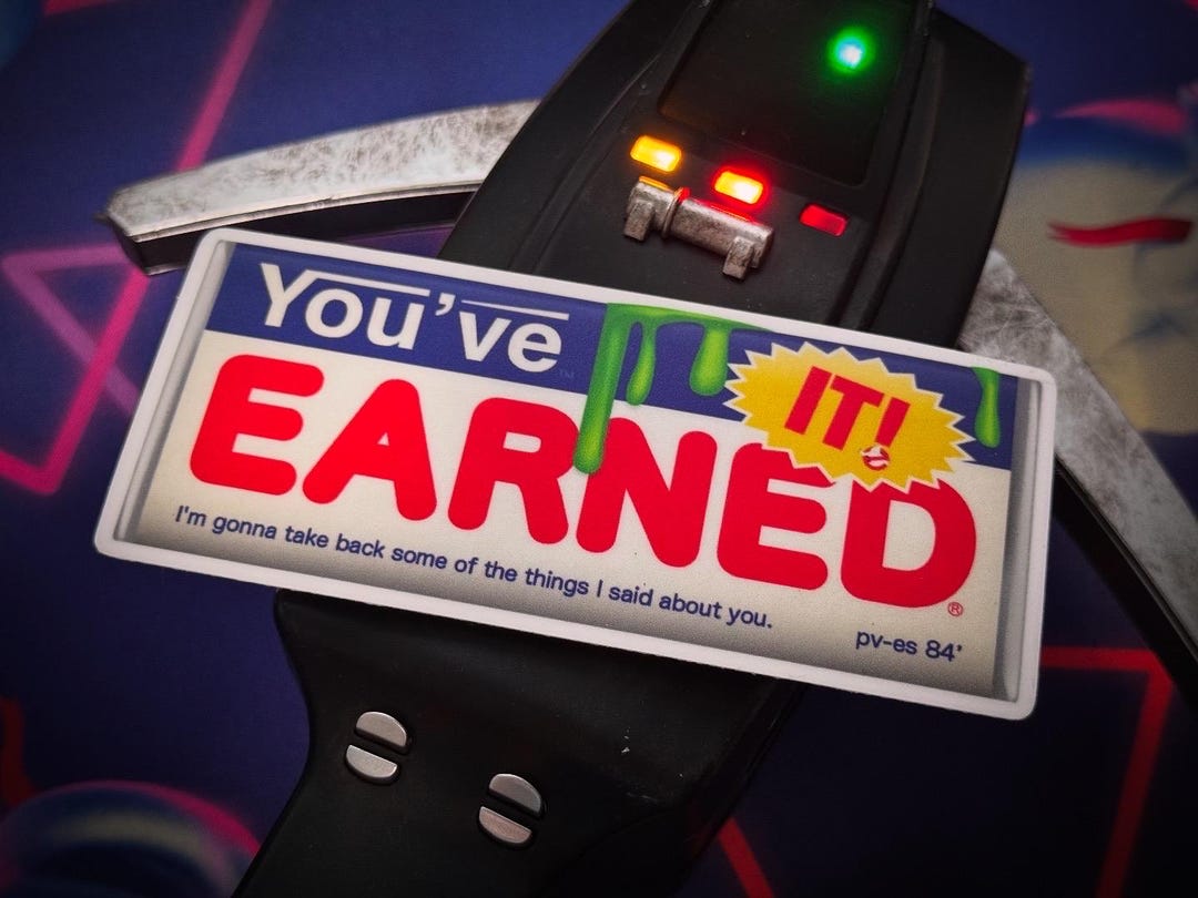 Youve Earned It full Size Sticker - Etsy