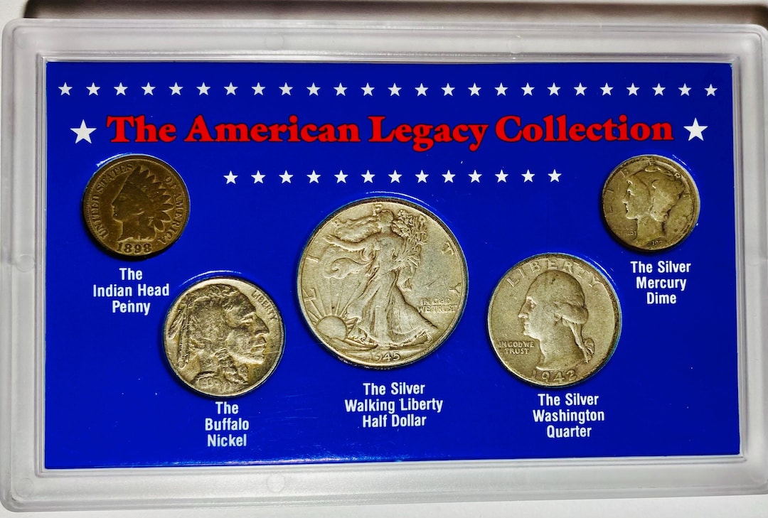 1898-1945 Americana Series "the American Legacy Collection" 5 Coin ...