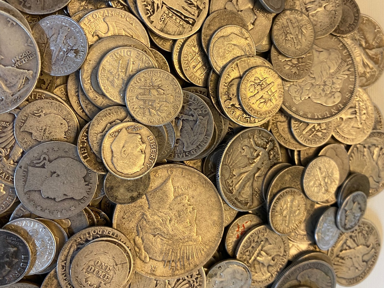 90% US Silver Coins. Junk/cull Silver. Standard 1/2 Oz Lots. - Etsy