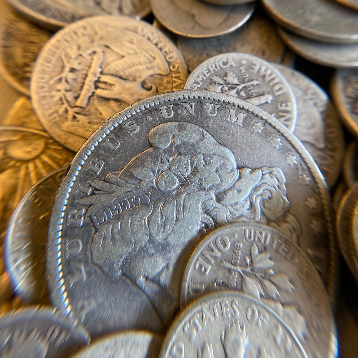 90% US Silver Coins. Junk/cull Silver. Standard 1/2 Oz Lots. - Etsy
