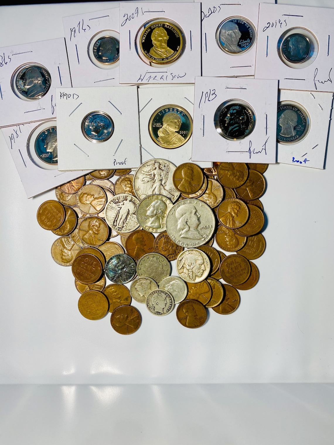 Vintage Sale Silver US Auction Coin Lot. Wheats 90% | Etsy