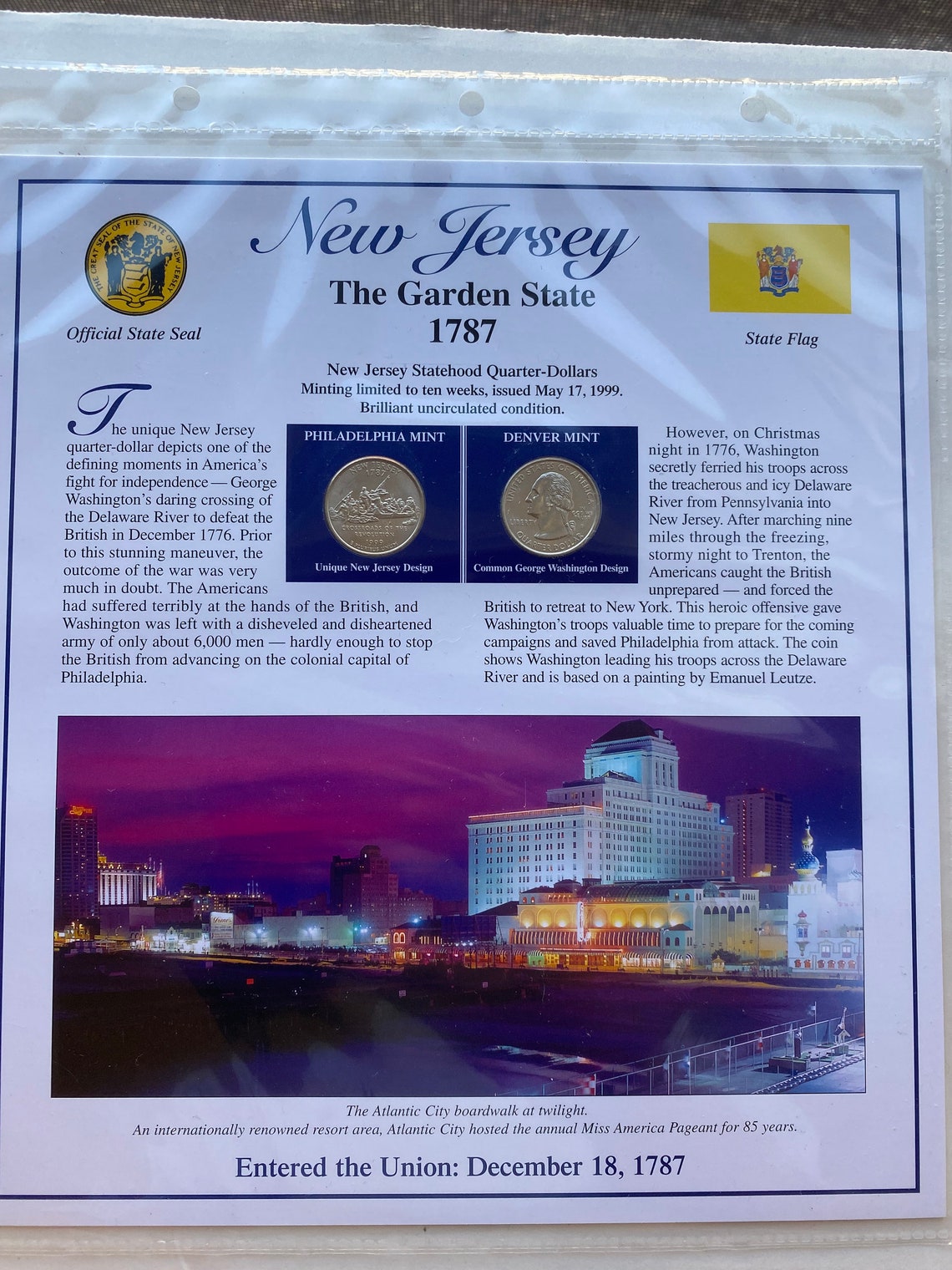 PSC Stamps & Coins Statehood Quarters Collection and Stamps - Etsy