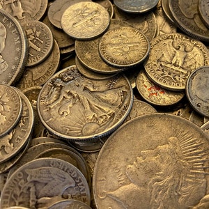 90% US Silver Coins. Junk/cull Silver. Standard 1/2 Oz Lots. Pre 1965 ...
