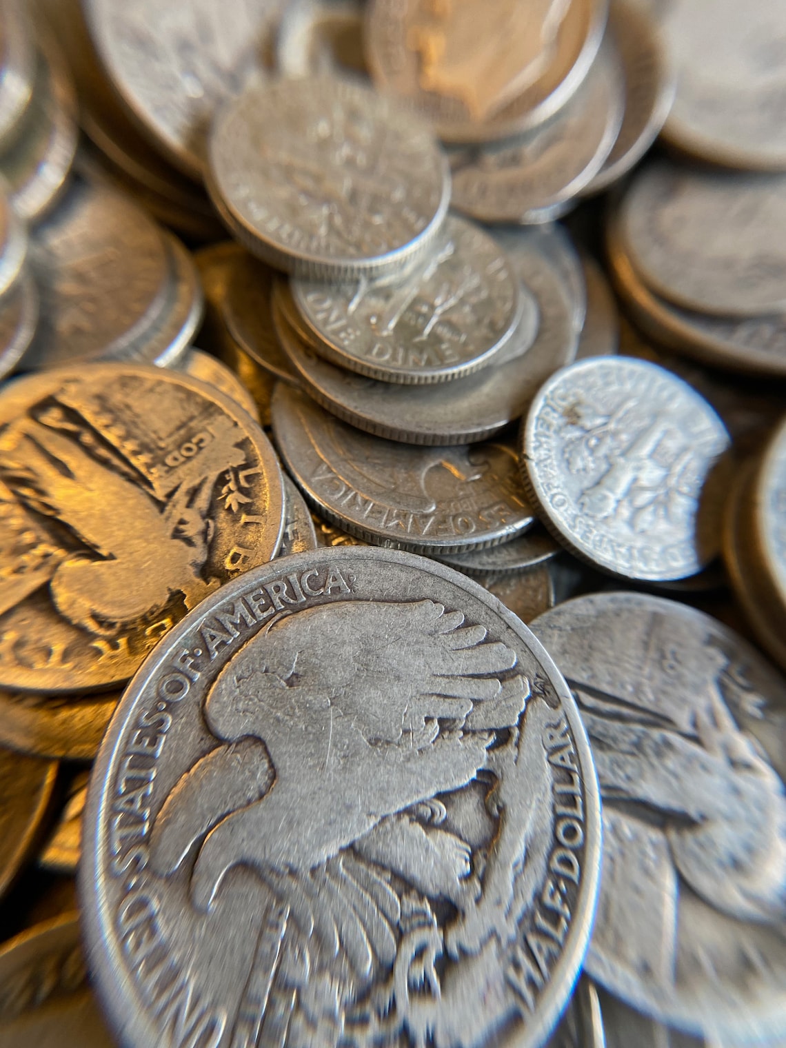 90% US Silver Coins. Junk/cull Silver. Standard 1/2 Oz Lots. - Etsy