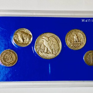 1898-1945 Americana Series the American Legacy Collection 5 Coin ...