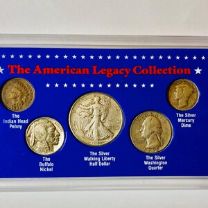 1898-1945 Americana Series the American Legacy Collection 5 Coin ...