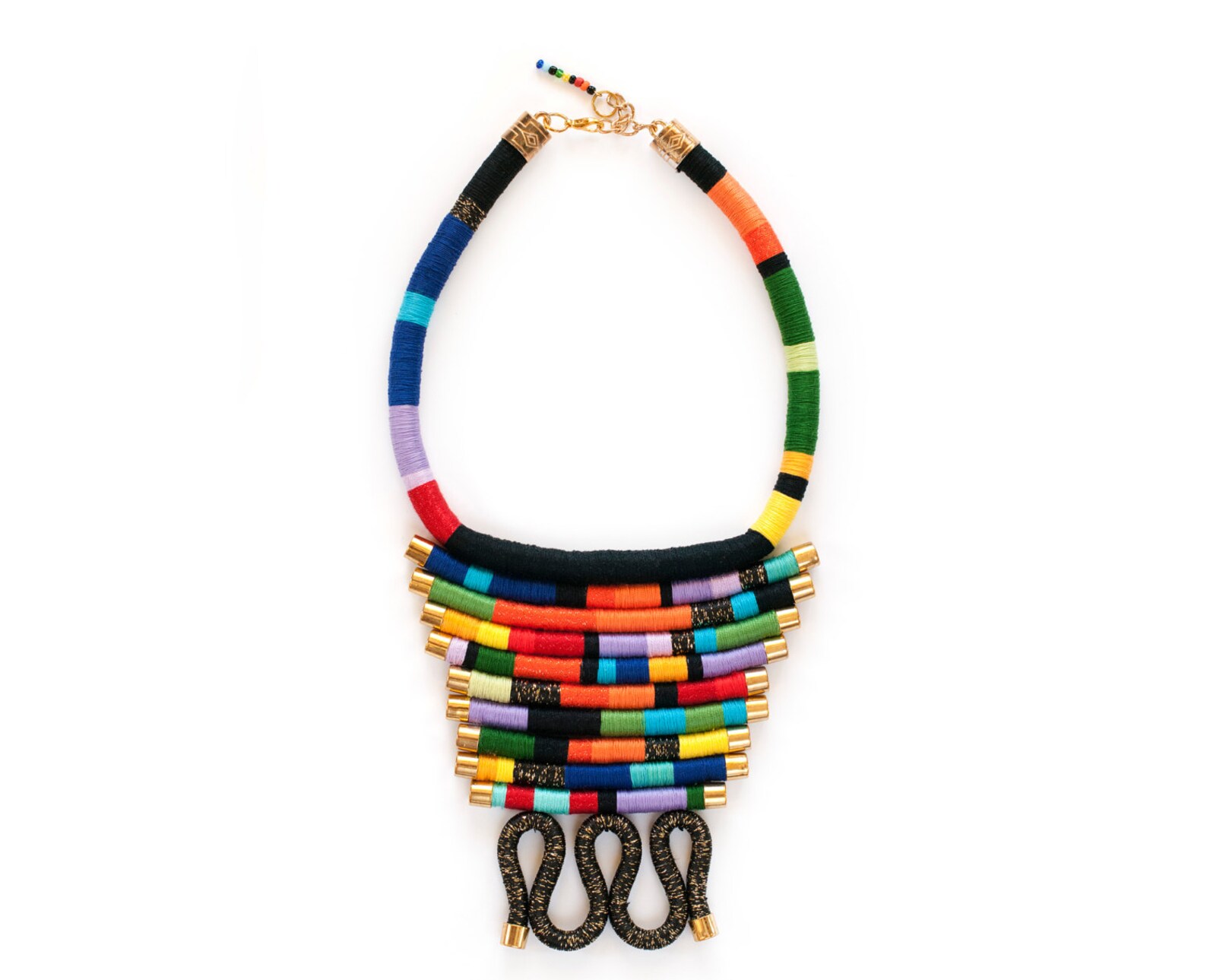 Rope Statement Necklace African Rope Necklace Ethnic - Etsy UK
