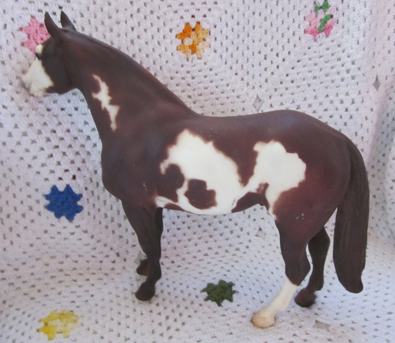 Vintage Retired Breyer Yellow Mount Overo Paint Horse Chalky - Etsy