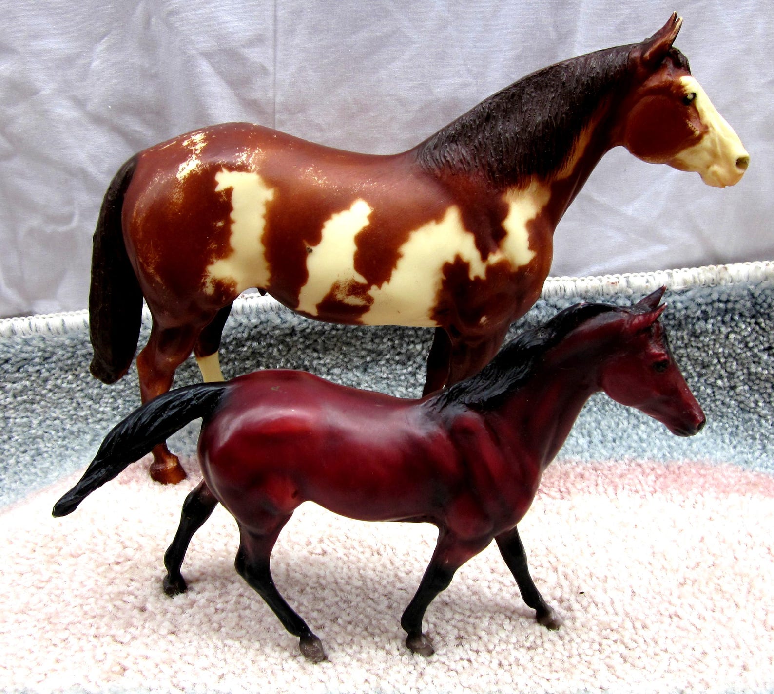 Vintage Retired Breyer Yellow Mount Overo Paint Stallion , Chalky ...