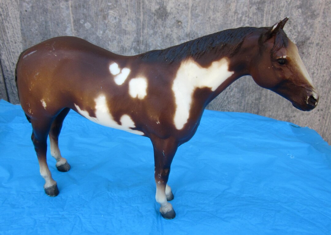 Breyer 1980 Fancy Overo Dark Chestnut Paint Horse 1:9 Scale - Etsy