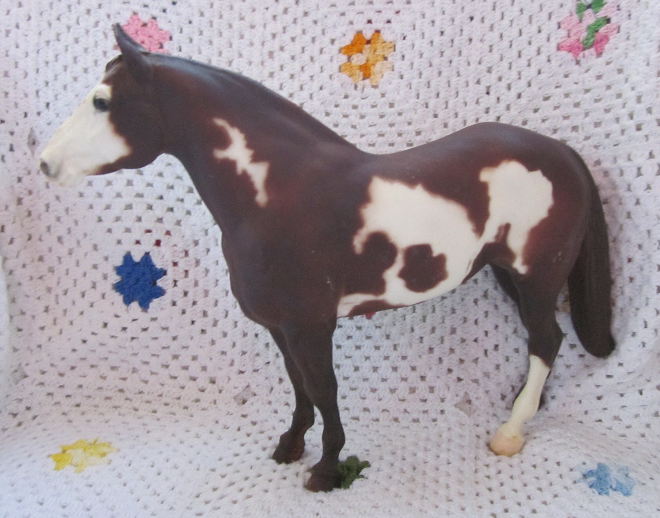 Vintage Retired Breyer Yellow Mount Overo Paint Horse Chalky - Etsy