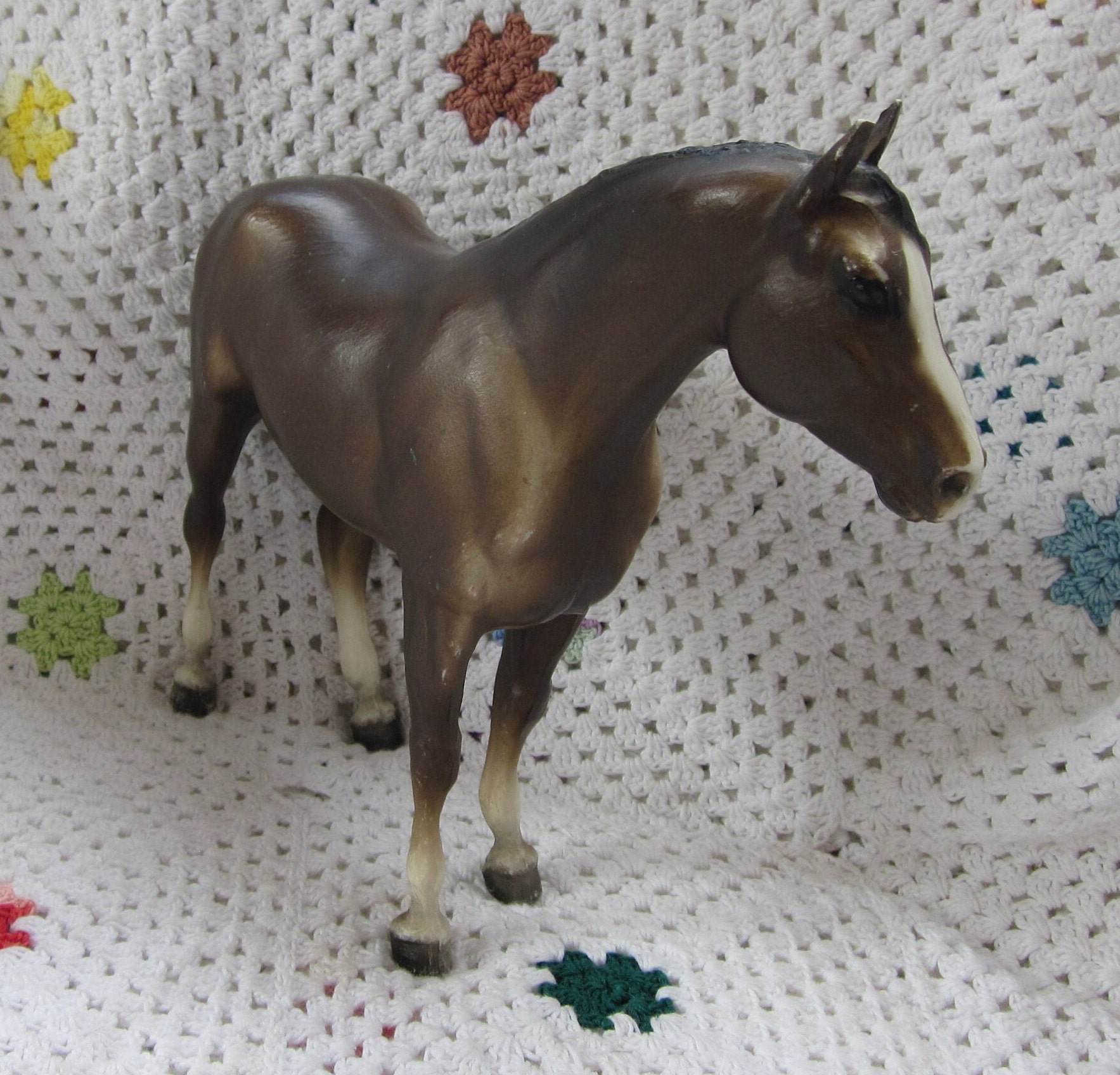Retired Breyer Brown Quarter Horse Yearling Chalky 1:9 Scale - Etsy
