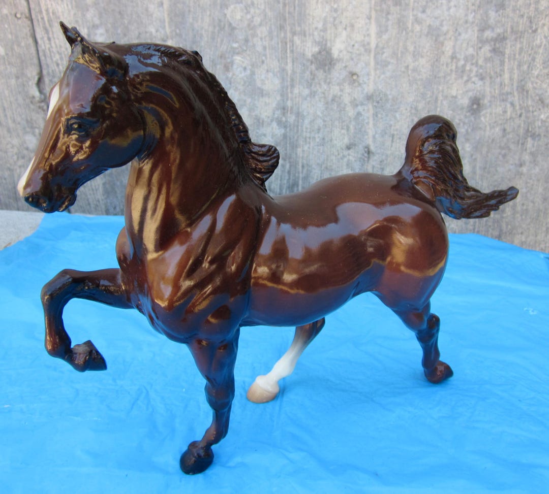 Glossy Imperator - Rare Breyer Five Gaiter Saddlebred Stallion - Etsy