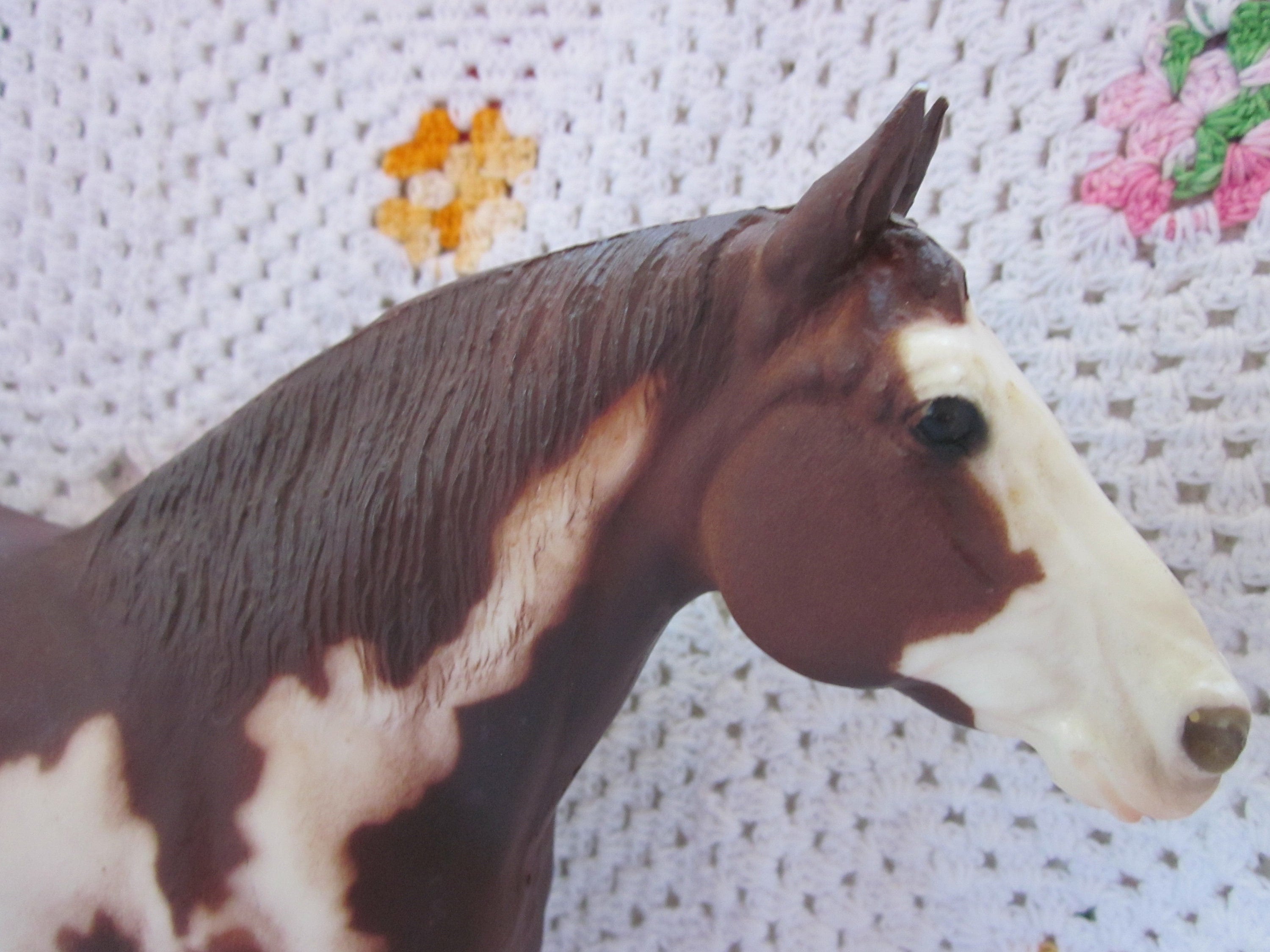 Vintage Retired Breyer Yellow Mount Overo Paint Horse Chalky - Etsy