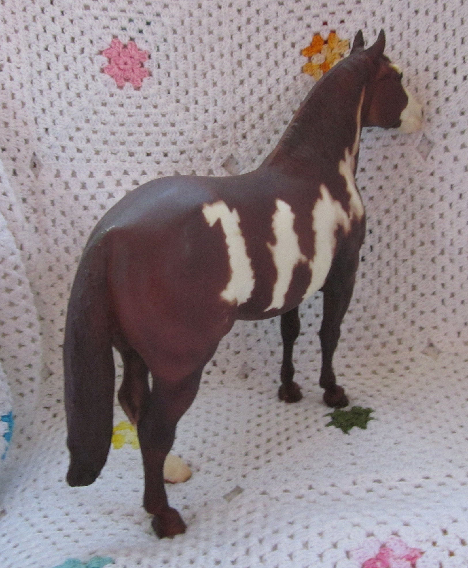 Vintage Retired Breyer Yellow Mount Overo Paint Horse Chalky - Etsy