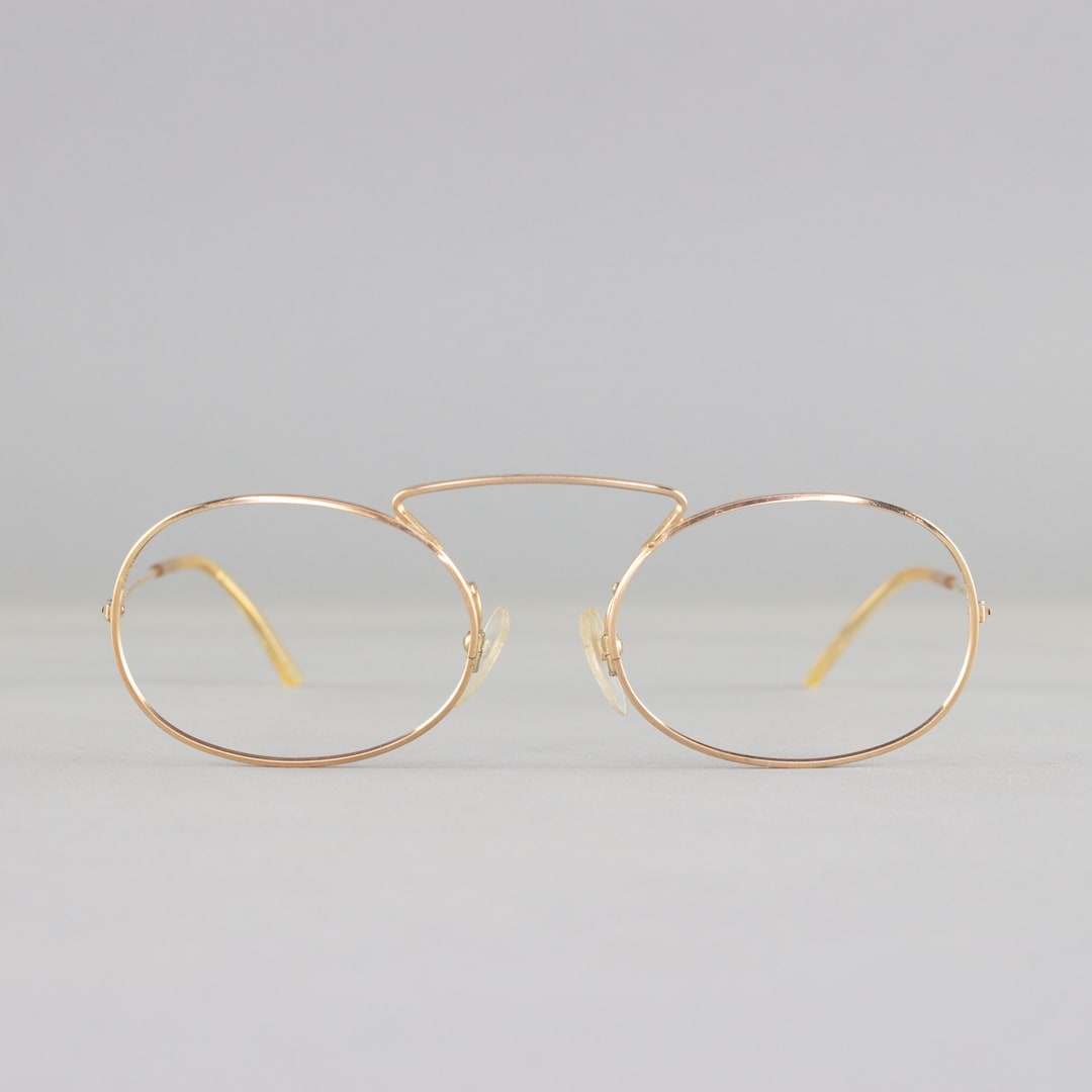Vintage Eyeglasses 60s Glasses Frames Gold Wire Eyeglass Frame ...