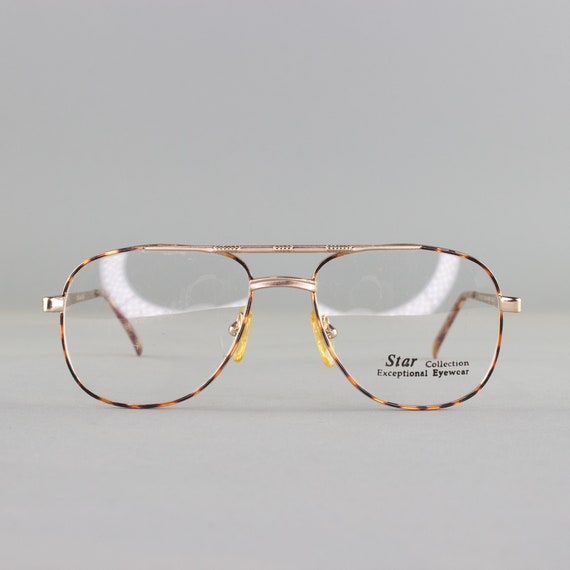 1990s Vintage Eyeglasses 90s Glasses Gold Eyeglass Frame - Etsy