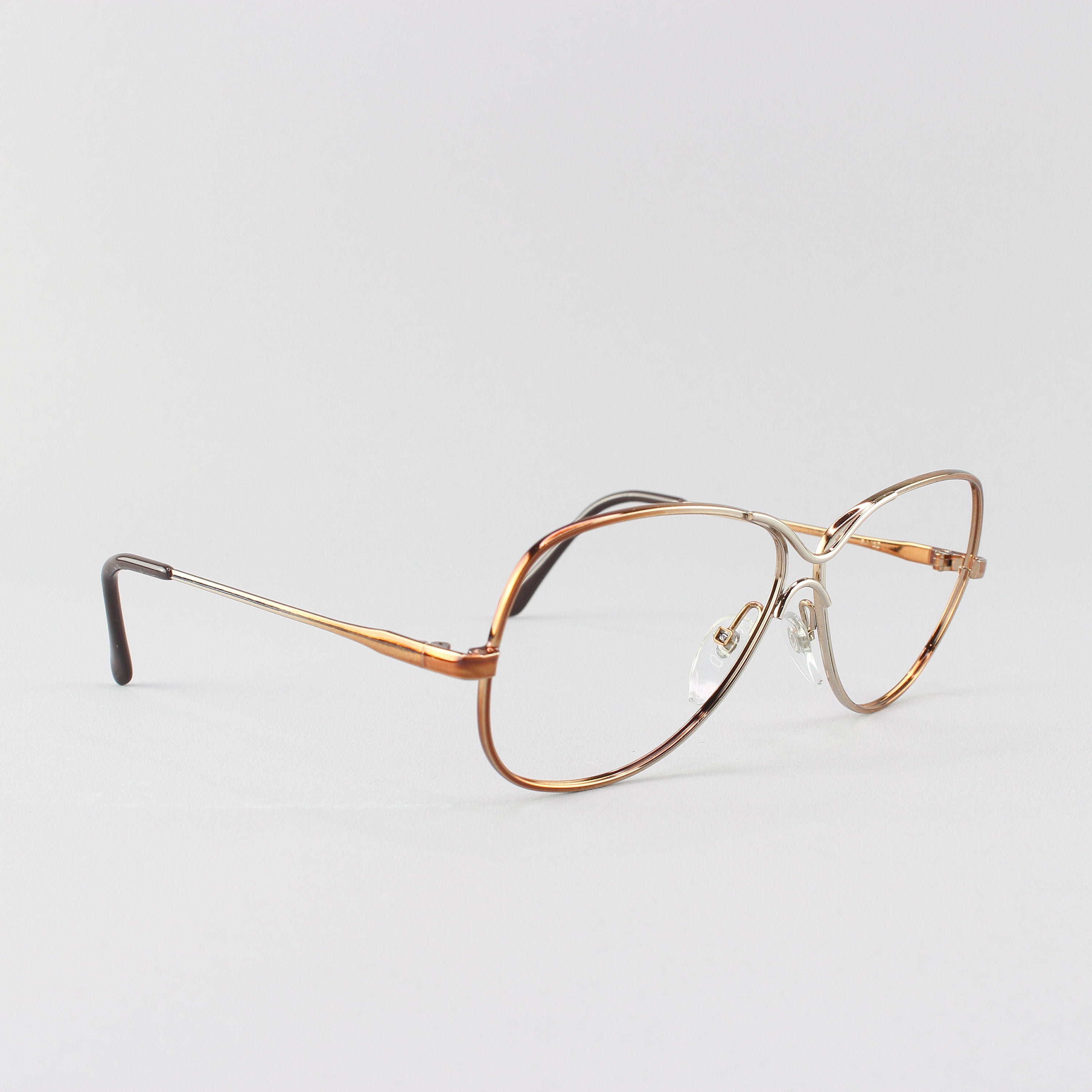 80s Eyeglasses Copper Vintage Glasses Oversized Glasses | Etsy