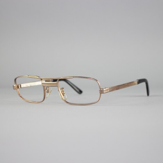 Gold 70s Glasses Frames | 1970s Vintage Eyeglasses | … - Gem
