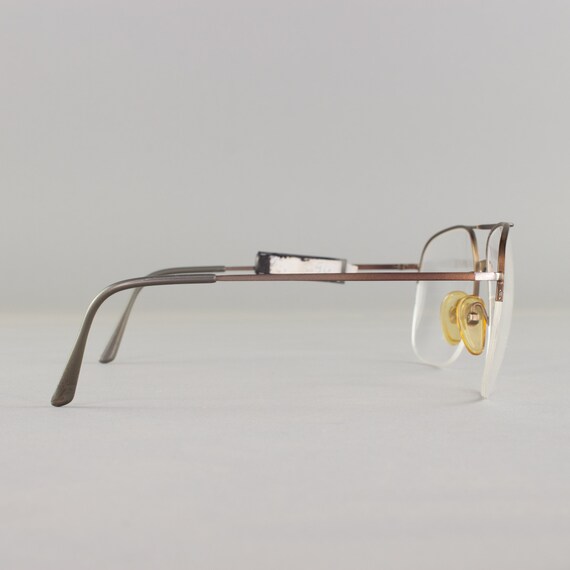 80s Vintage Glasses Frames | Bronze Aviator Eyeglasse… - Gem