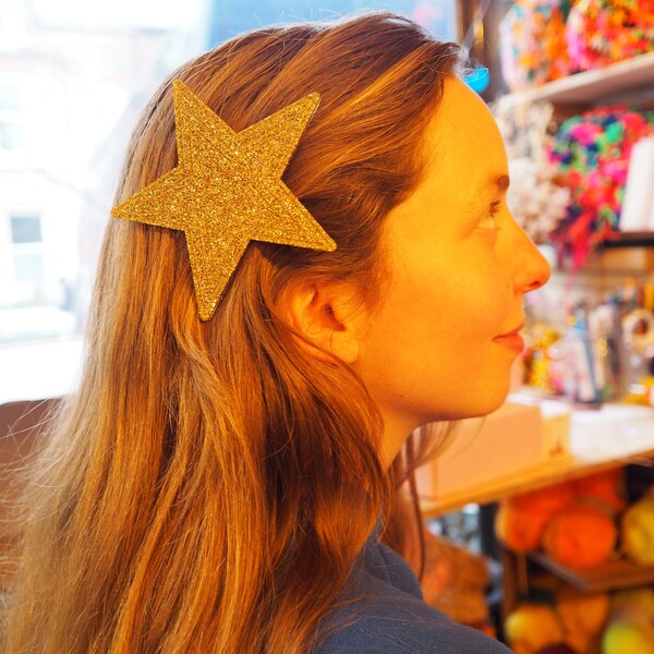 Star Hair Clips - Etsy