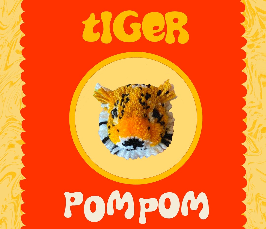 Tiger Pom Pom Tutorials – Digital Download Craft Instructions - Etsy