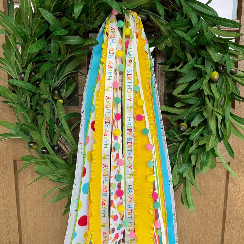 Happy Birthday Ribbon - Etsy