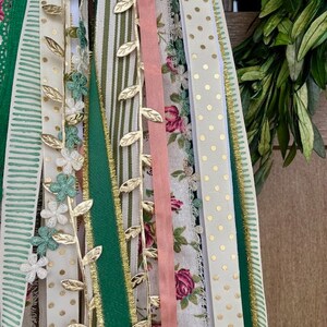 Spring Greens Ribbon Bundle With a Bow - Etsy