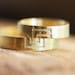 Meander Sign Gold Wedding Bands Couples Wedding Rings Greek - Etsy