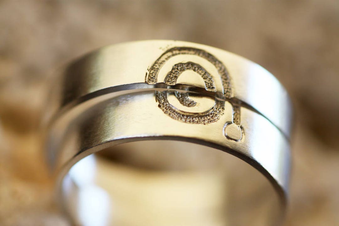 Handcrafted Spiral Wedding Rings With Personalised Engravings ...