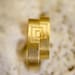 Meander Sign Gold Wedding Bands Couples Wedding Rings Greek - Etsy