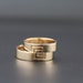 Meander Sign Gold Wedding Bands Couples Wedding Rings Greek - Etsy