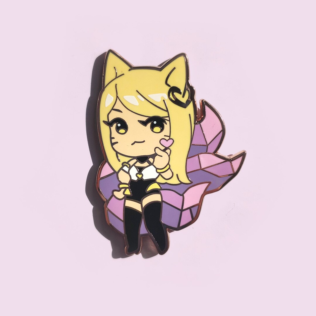 KDA Ahri Deluxe Enamel Pin - Etsy