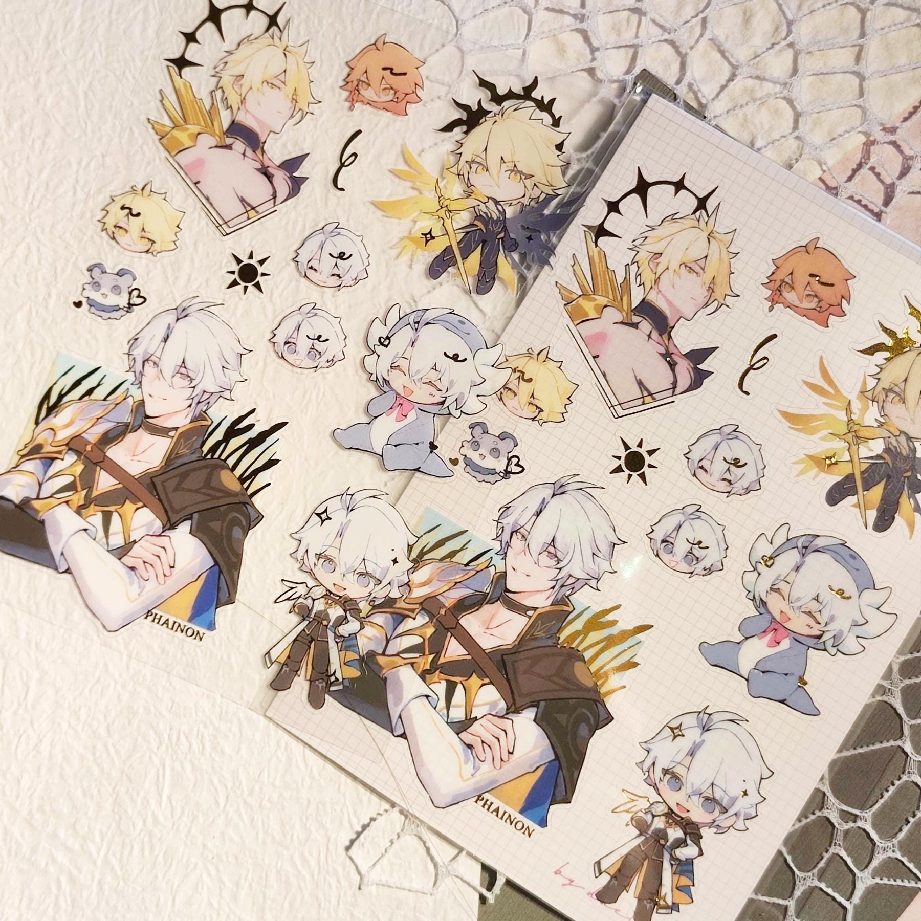 HSR Clear Stickers | Phainon - Etsy
