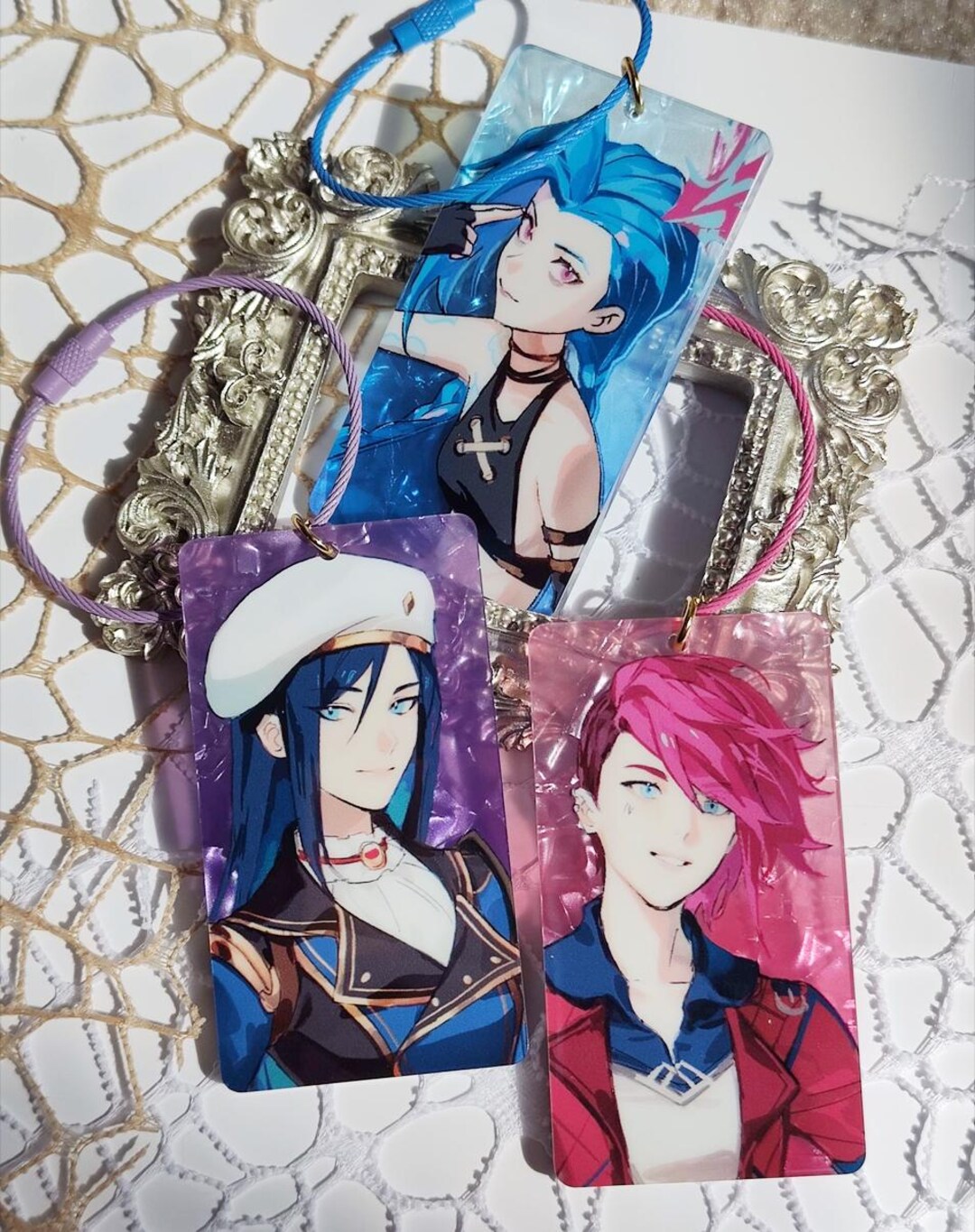 Arcane | Vi Cait Jinx Keychains - Etsy
